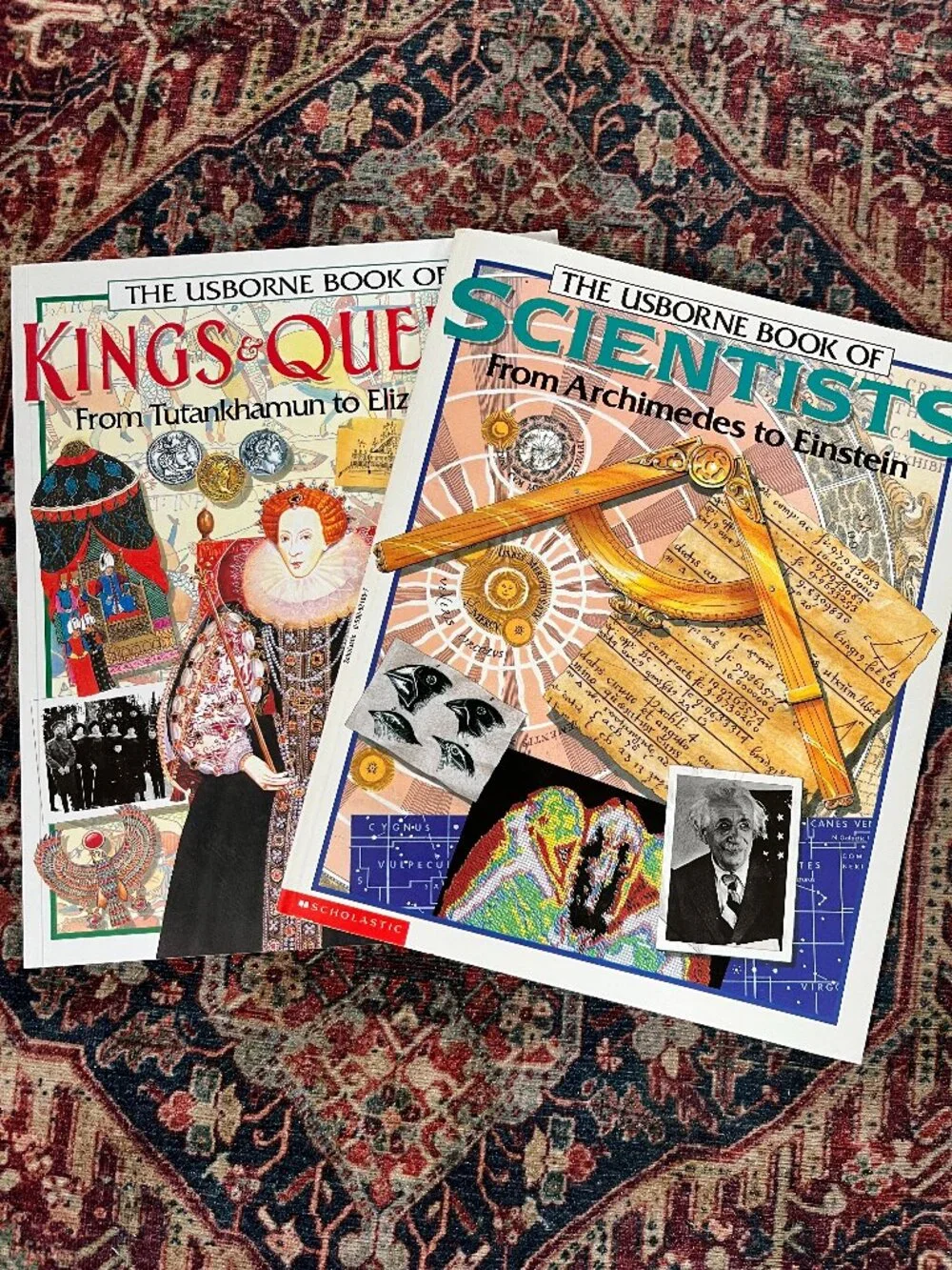 usborne | Other | Usborne History Science Bundle 2 Books Kings Queens ...